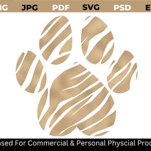 Zebra Paw Prints SVG PNG JPG Digital Bundle Dog Mom Svg Dog Mom Png Pet ...