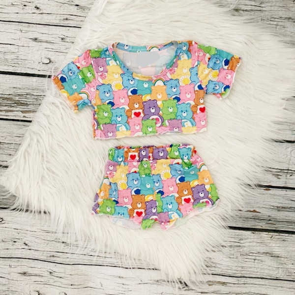 Carebear Outfit Shorts and Shirt - Etsy