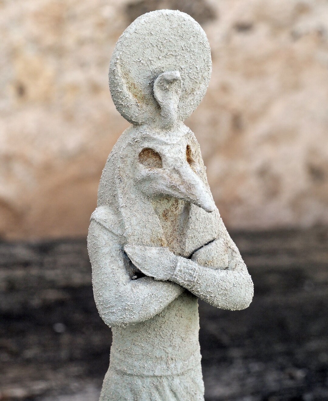 Khonshu Ushabti Sculpture Banishment Figure Stone Look Marvel Moon ...
