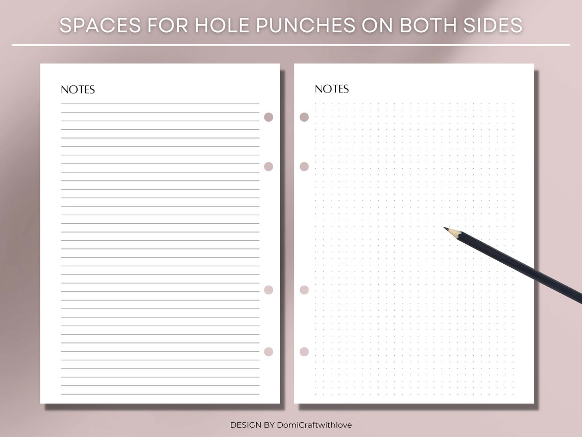 TO DO LIST Notes Lines Notes Dots Printable Pdf Task - Etsy