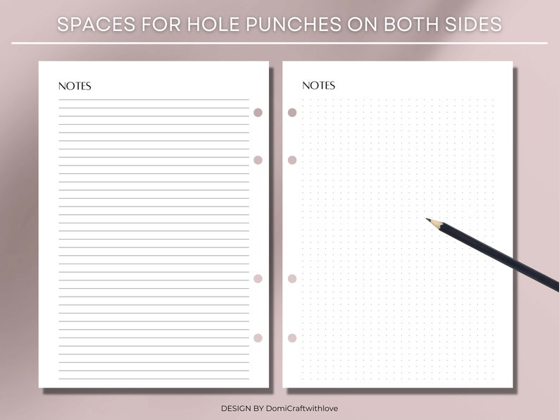 TO DO LIST Notes Lines Notes Dots Printable Pdf Task - Etsy