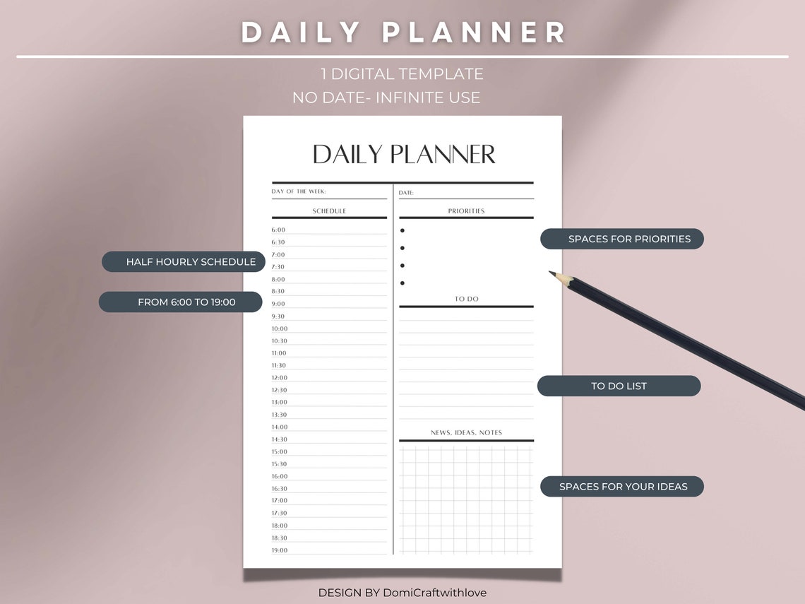 PLANNER BUNDLE Printable, Yearly, Monthly, Weekly, Daily Planners to Do ...