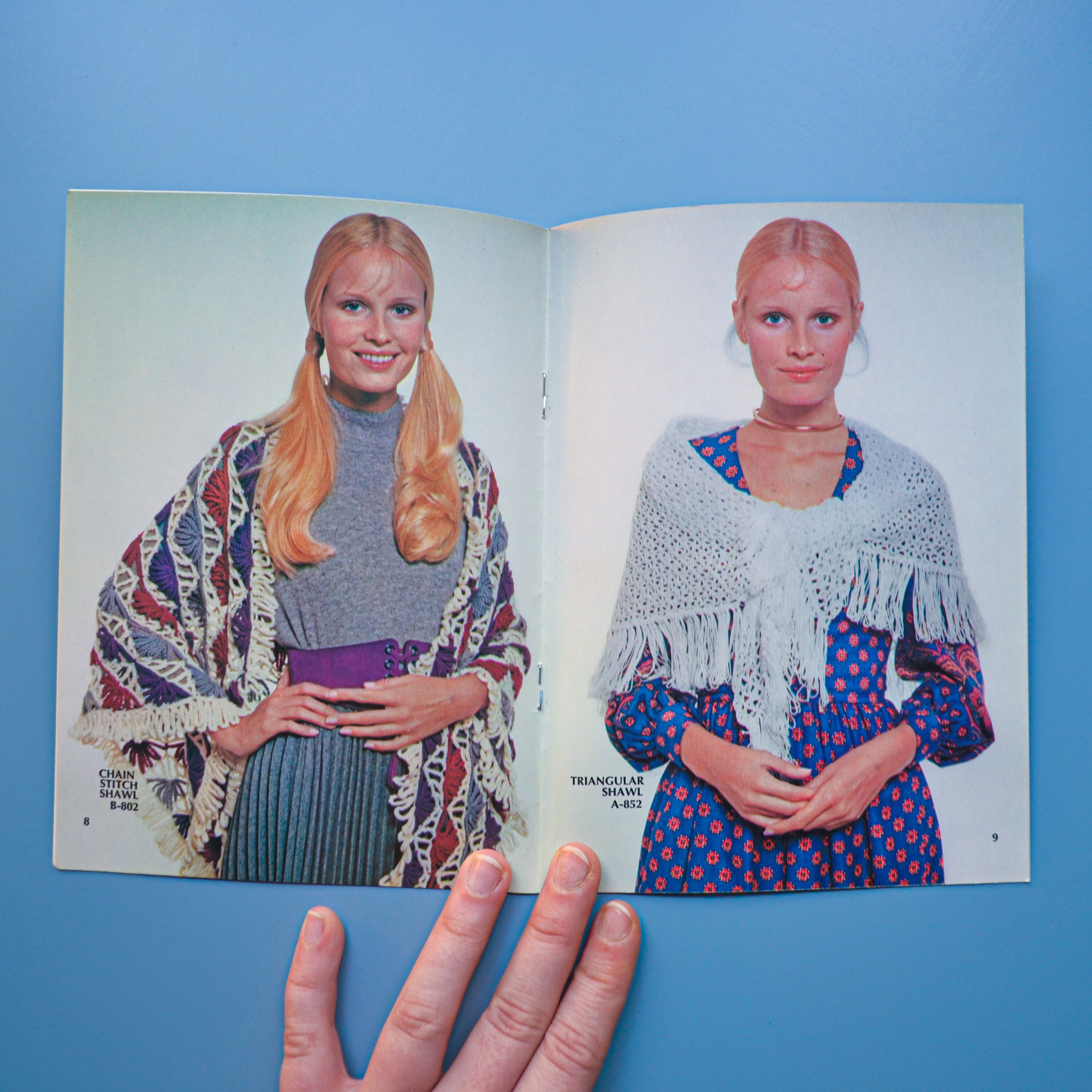 Shawls & Ponchos: 1970s Crochet Fashion Style Magazine - Etsy