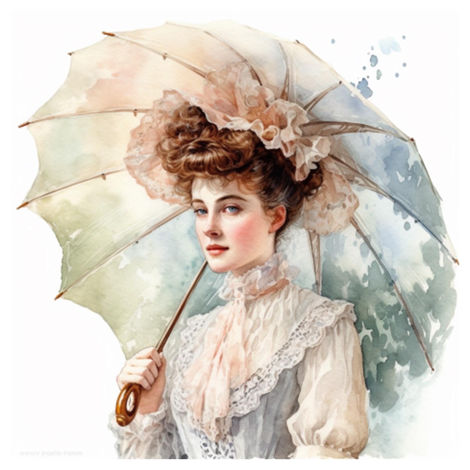 12 Edwardian Ladies Portraits in JPG Format Scrapbooking - Etsy