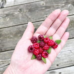 Video Tutorial, Polymer Clay Tutorial, Polymer Clay Raspberries ...