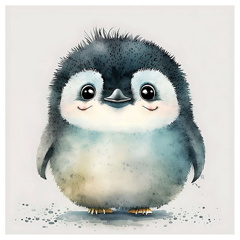 12 Cute Penguin Digital Images for Free Commercial Use - Etsy