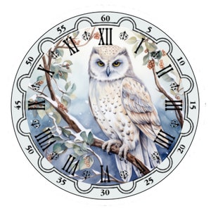 16 JPG Christmas Clock Face Clipart, Digital Download, Christmas ...