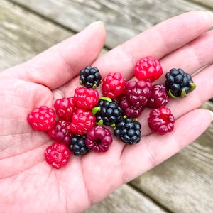 Video Tutorial, Polymer Clay Tutorial, Polymer Clay Raspberries ...