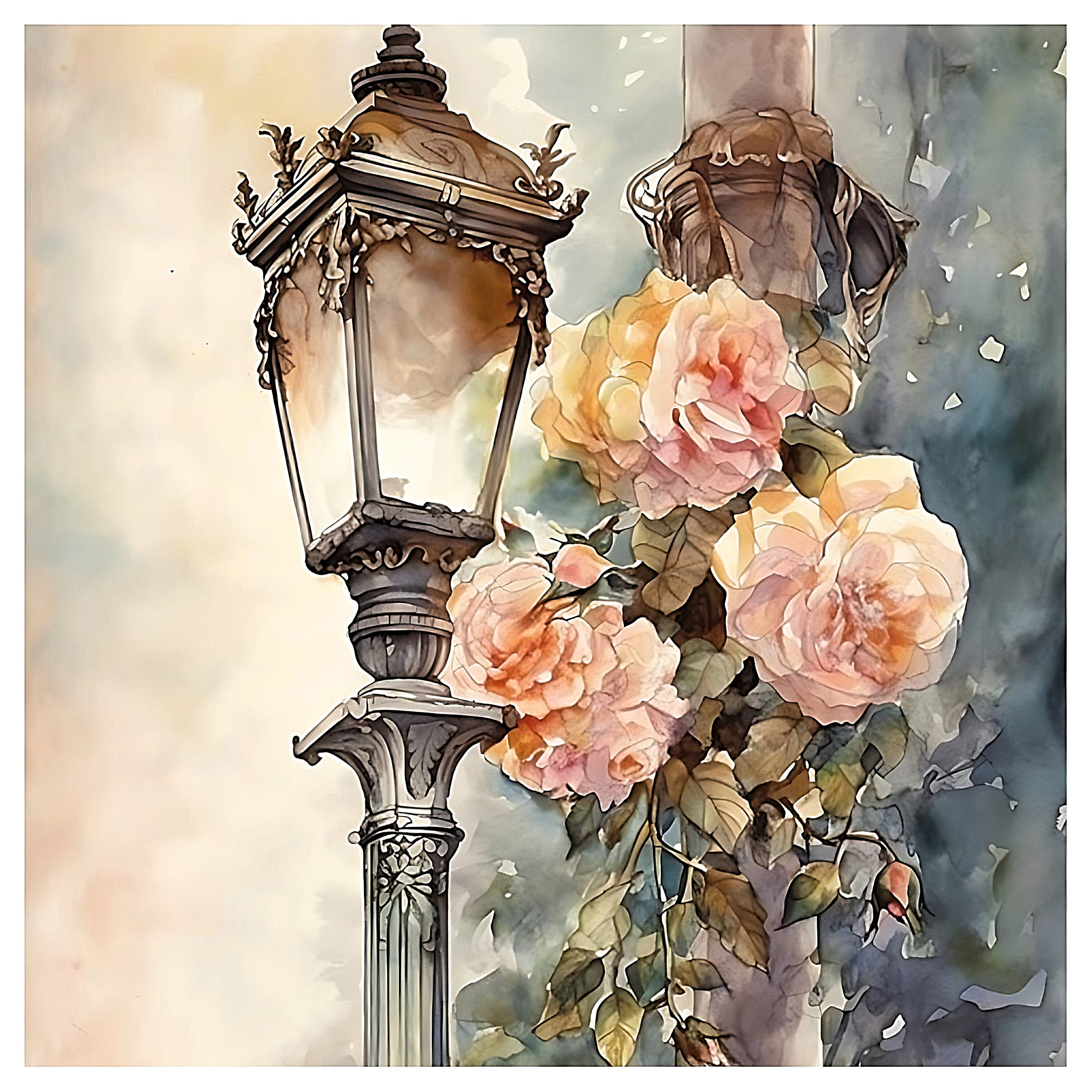 12 Vintage Street Light Digital Download Street Light Art for - Etsy