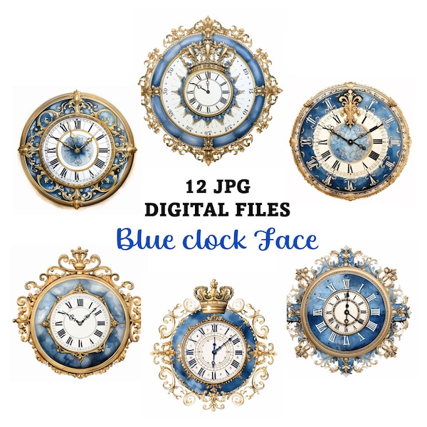 Clock Face Stencil 12 - Etsy