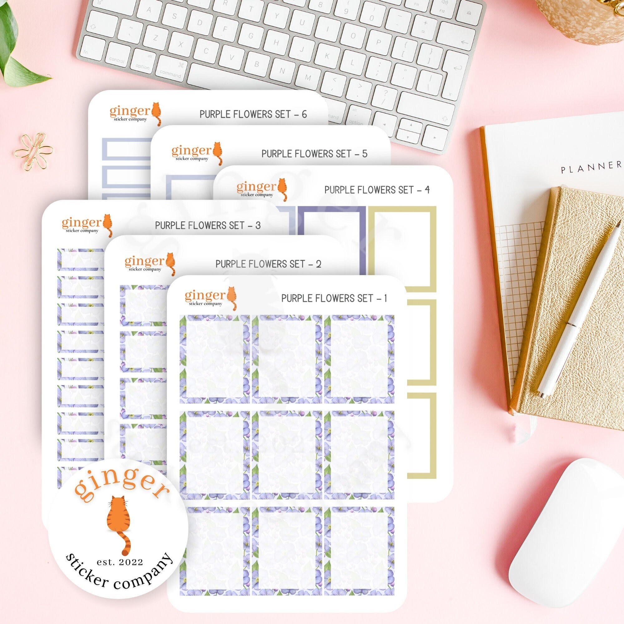 Paper & Party Supplies Stickers, Labels & Tags Quarter Size Boxes Mini ...