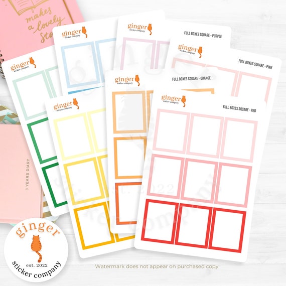 Paper & Party Supplies Stickers, Labels & Tags Quarter Size Boxes Mini ...