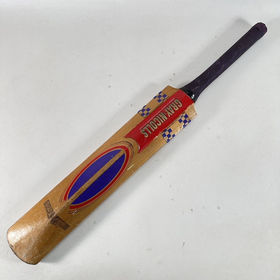 Vintage Gray-nicolls Ultimate Lightning Nassar Hussain Cricket Bat Size ...