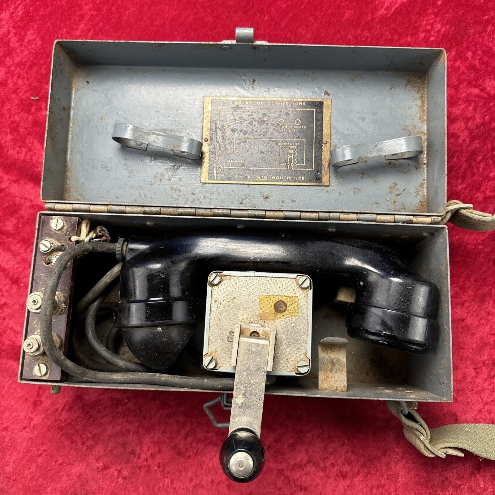 Ww2 British Field Telephone 1944 Pat. 13152 Untested Rare - Etsy