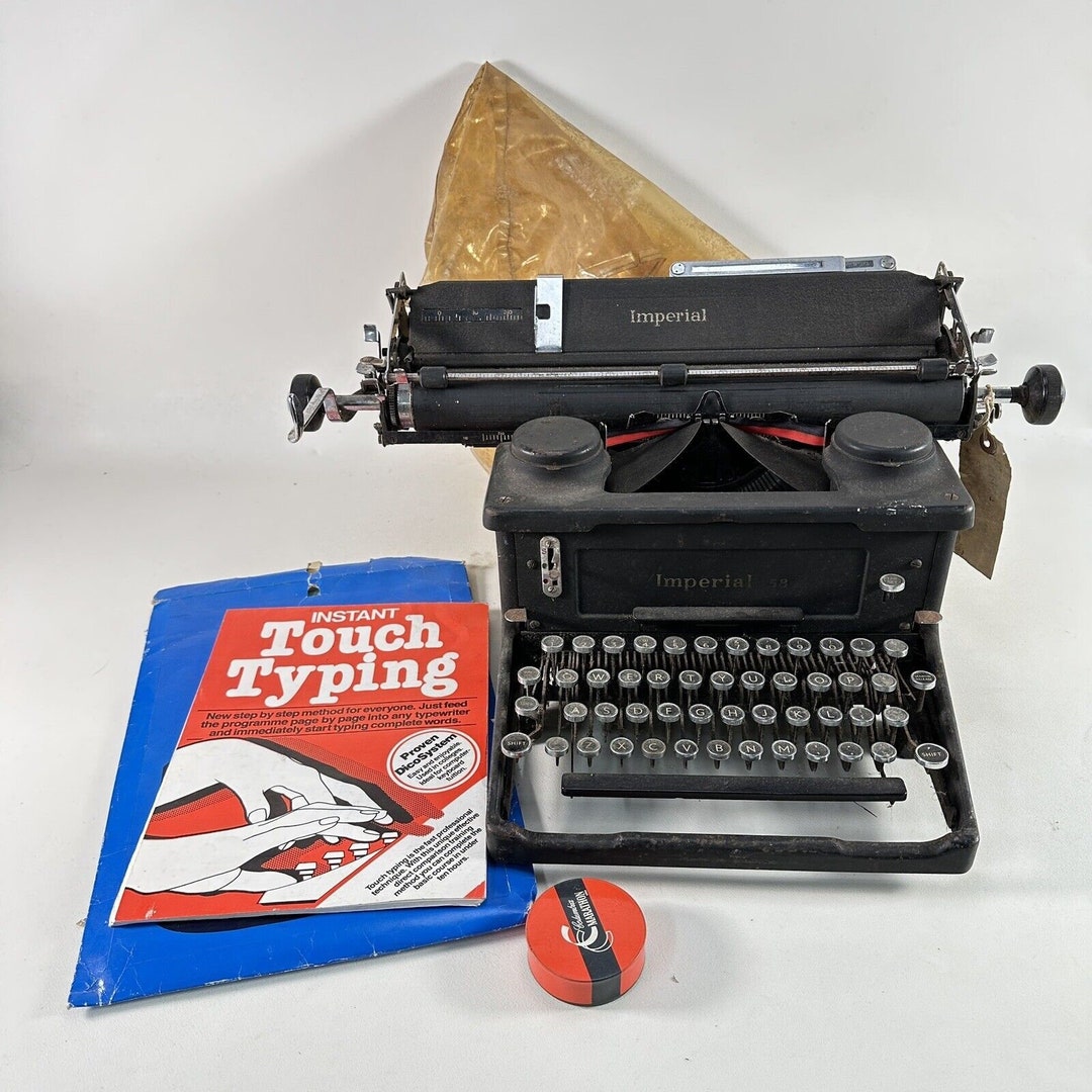 Vintage Imperial Typewriter Large Heavy Antique - Etsy