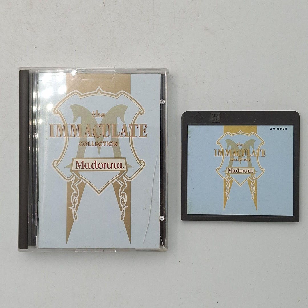 Minidisc MADONNA the Immaculate Collection Compilation Album 1990 - Etsy