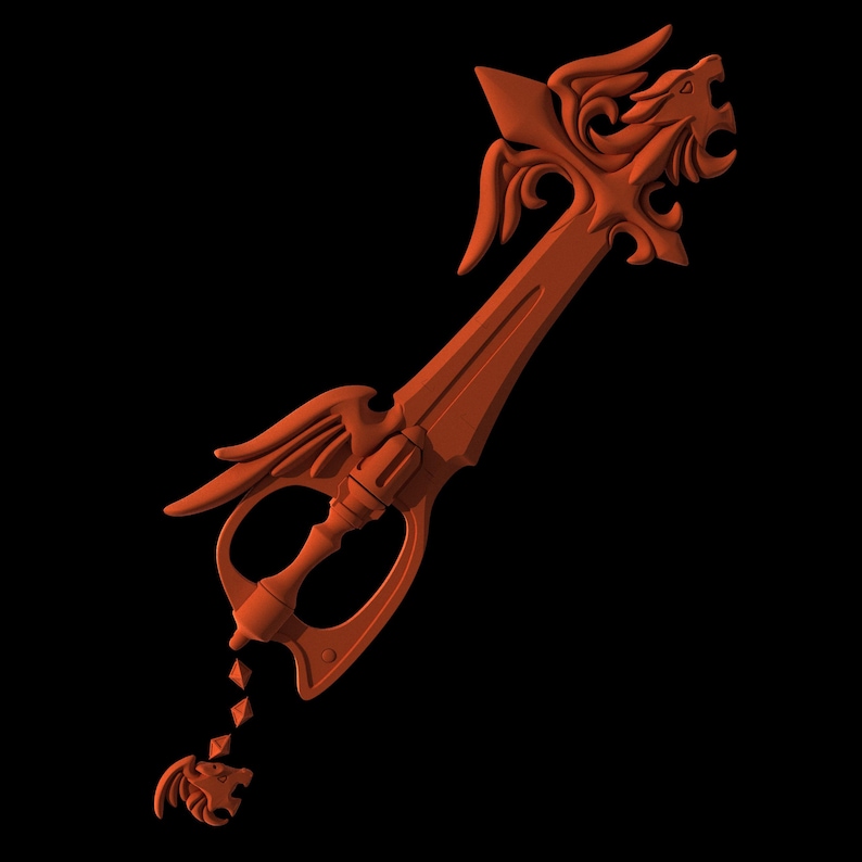 Sleeping Lion Keyblade - Kingdom Hearts | Digital Files - Etsy