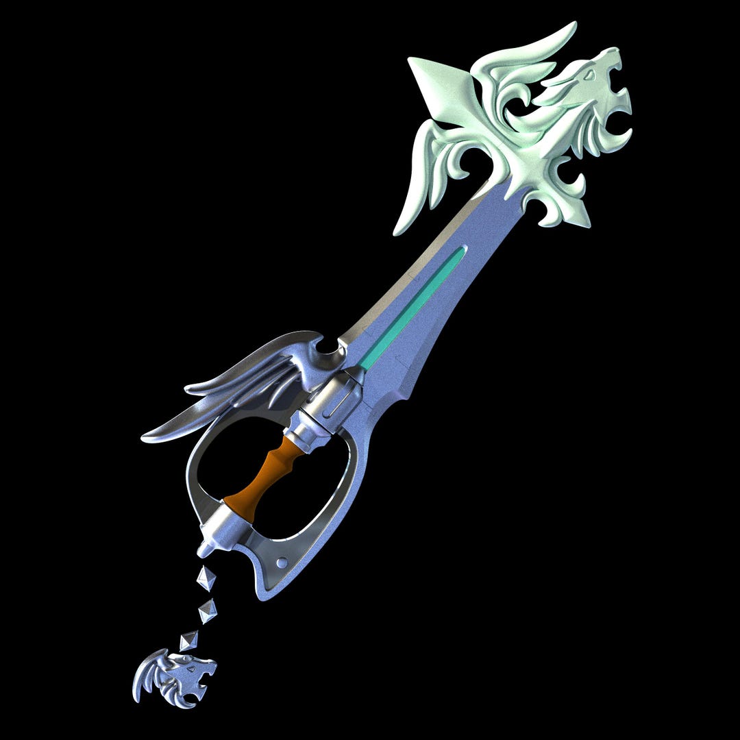 Sleeping Lion Keyblade - Kingdom Hearts | Digital Files - Etsy