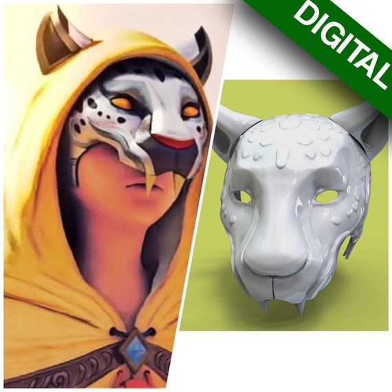 Foreteller Gula Mask Kingdom Hearts Digital Files - Etsy