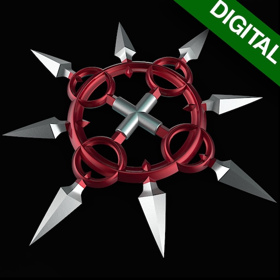 Axel's Eternal Flames Chakrams Kingdom Hearts Digital - Etsy