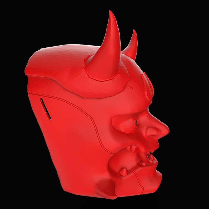 Oni Genji Mask - Overwatch | Digital Files - Etsy