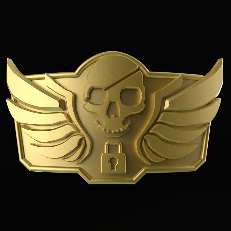 Cole Cassidy Blackwatch Belt Buckle Overwatch Digital - Etsy