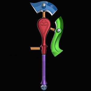 Aeleus' Axe Kingdom Hearts Digital File - Etsy