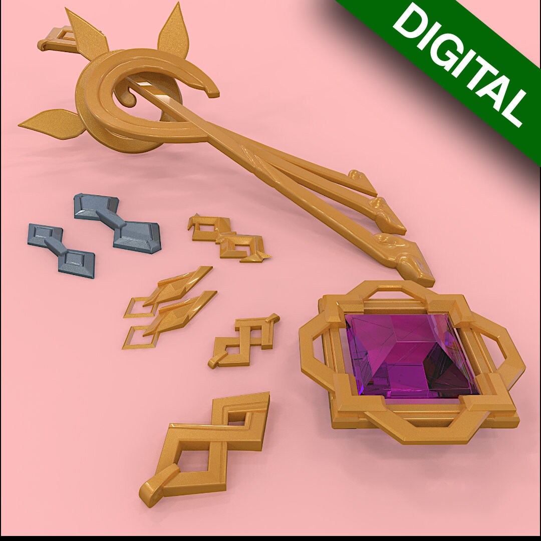 Beidou Accessories Pack - Genshin Impact | Digital Files - Etsy