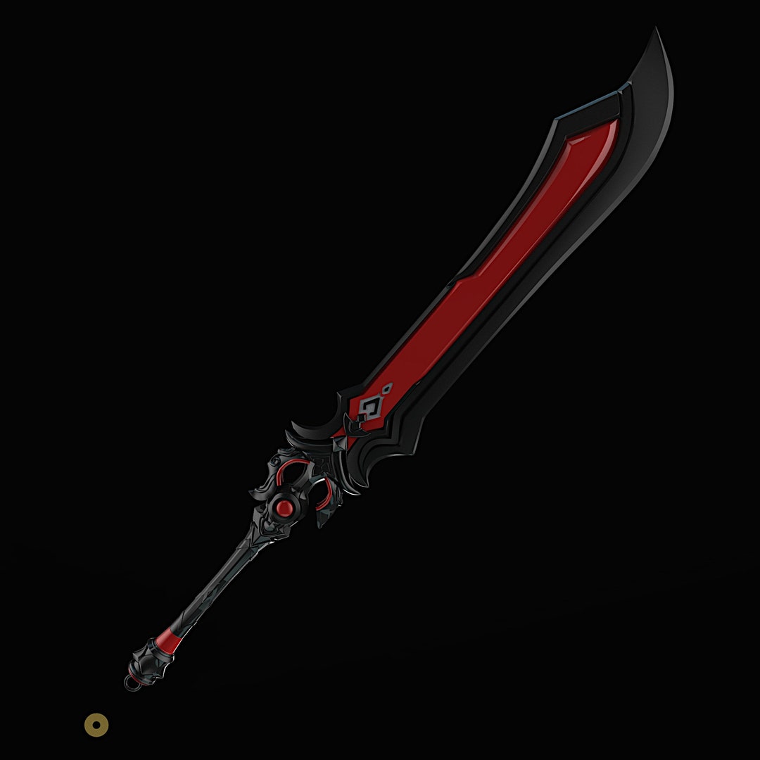 Blackcliff Slasher Standard Claymore - Genshin Impact | Digital Files ...