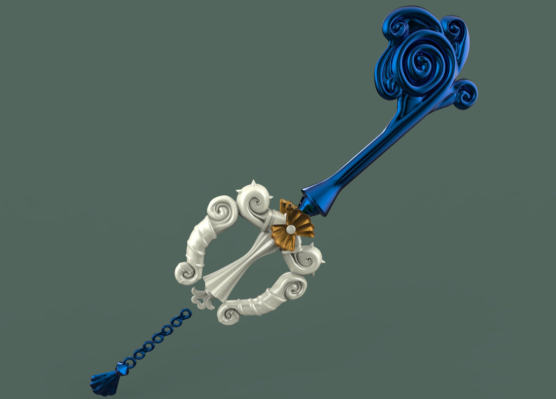 Mysterious Abyss Keyblade Kingdom Hearts Printed Version | Etsy