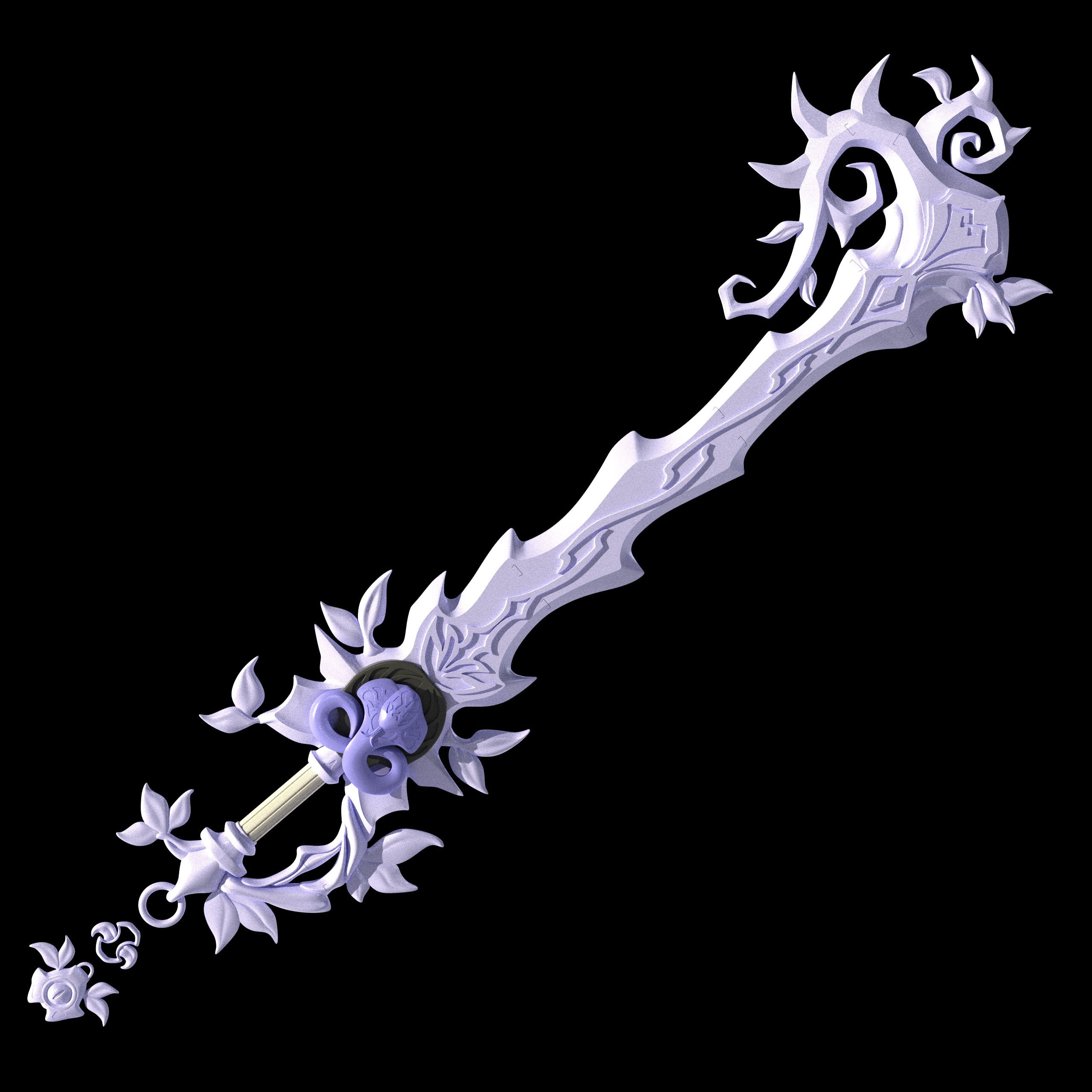 Invi's Anguis Keyblade Kingdom Hearts Digital Files - Etsy