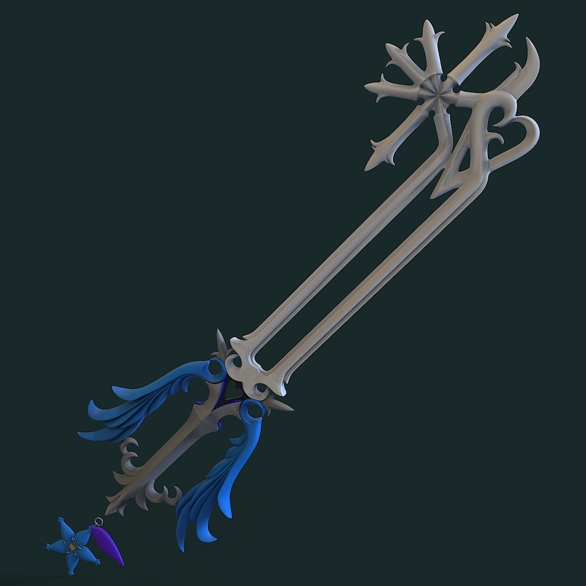 Oathkeeper Keyblade Kingdom Hearts Printed Version | Etsy