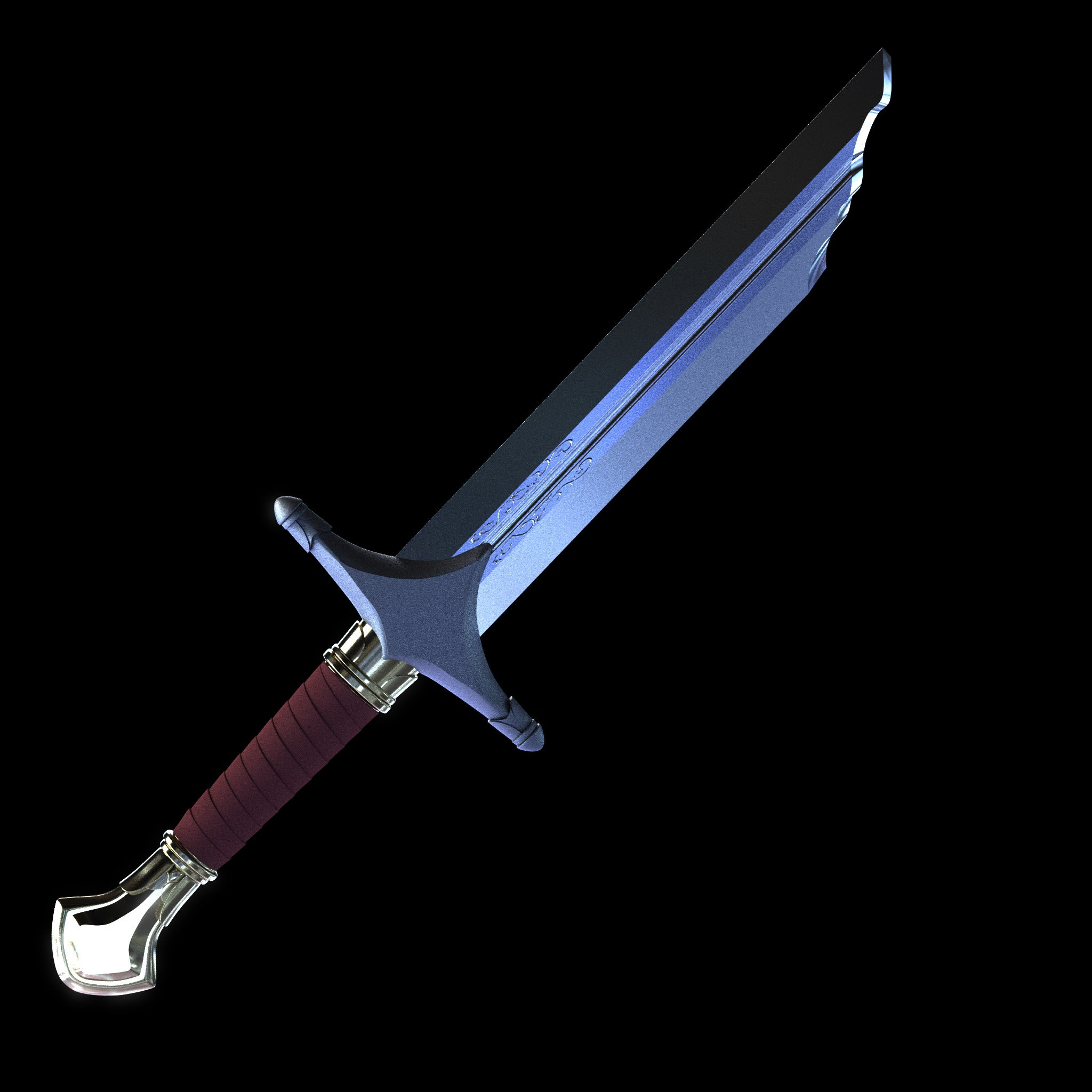 Acharn Broken Sword Middle-earth Shadow of War Digital - Etsy