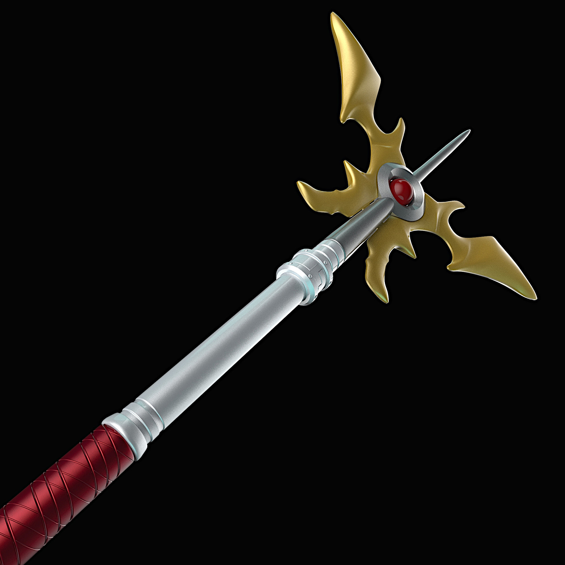 Aeris' Princess Guard Staff - Final Fantasy VII | Digital Files - Etsy