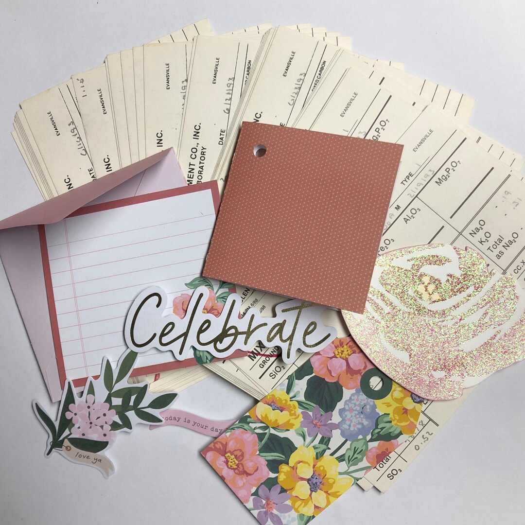 Assorted Scrapbook Paper Junk Journal Supplies Stamperia Ephemera Scrap ...