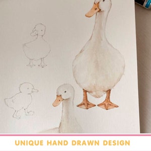 Goose Toss Wall Decal Kids, Farm Animal Decal Set for Nursery, Baby ...