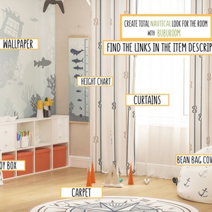 Compass Rug Kids, Nautical Themed Nursery Carpet Little Boy Room, Floor ...