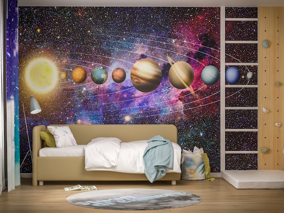 Scale Solar System Wallpaper