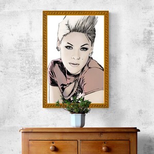 Pink Digital Download, Alescia Moore Art Print, Downloadable Art ...