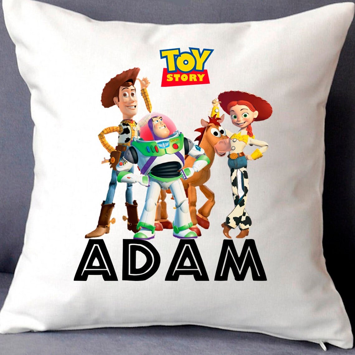 Toy Story Inspired Cushion Personalised , Childrens Room Nursery Baby S ...