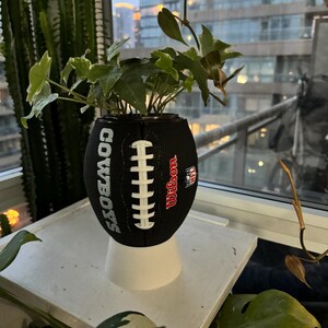 Mini Football Planter (dallas Cowboys) - Etsy