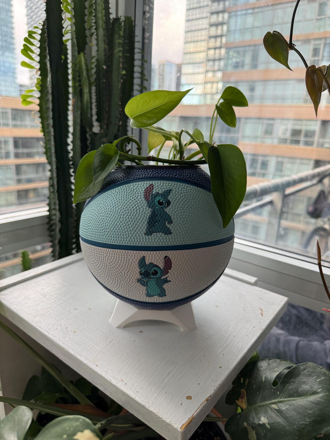 Lilo and Stitch Mini Basketball Planter - Etsy