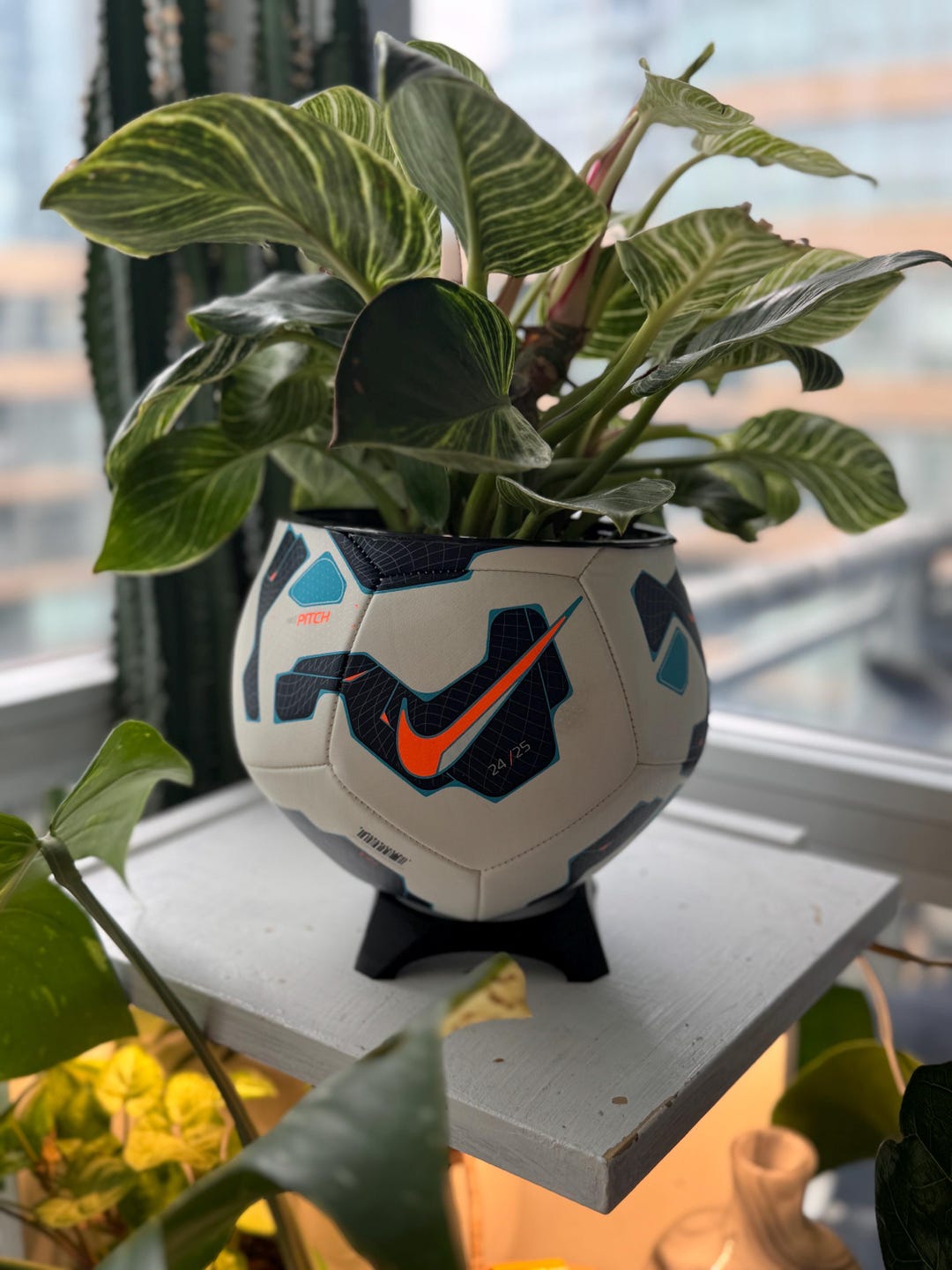 Nike Large Soccer Ball Planter (blue Pitch) - Etsy
