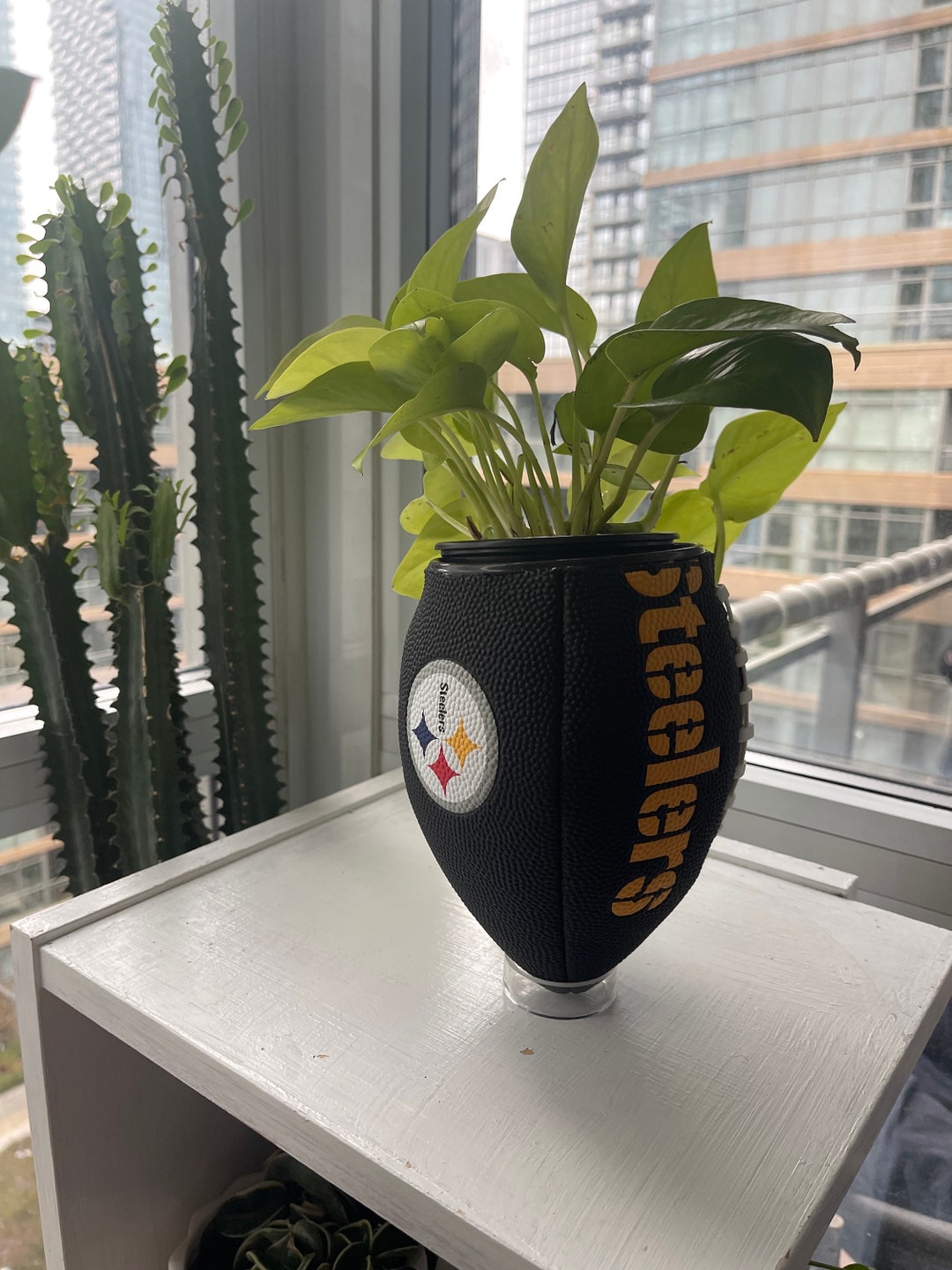 Mini Football Planter (pittsburgh Steelers) - Etsy