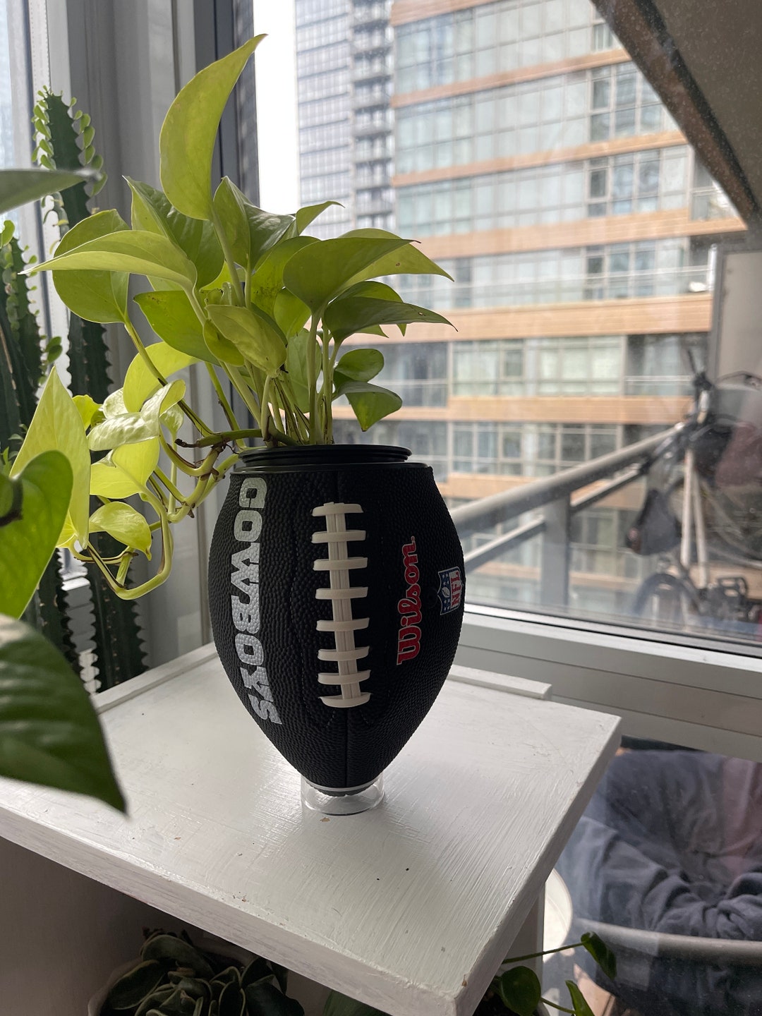 Mini Football Planter dallas Cowboys - Etsy