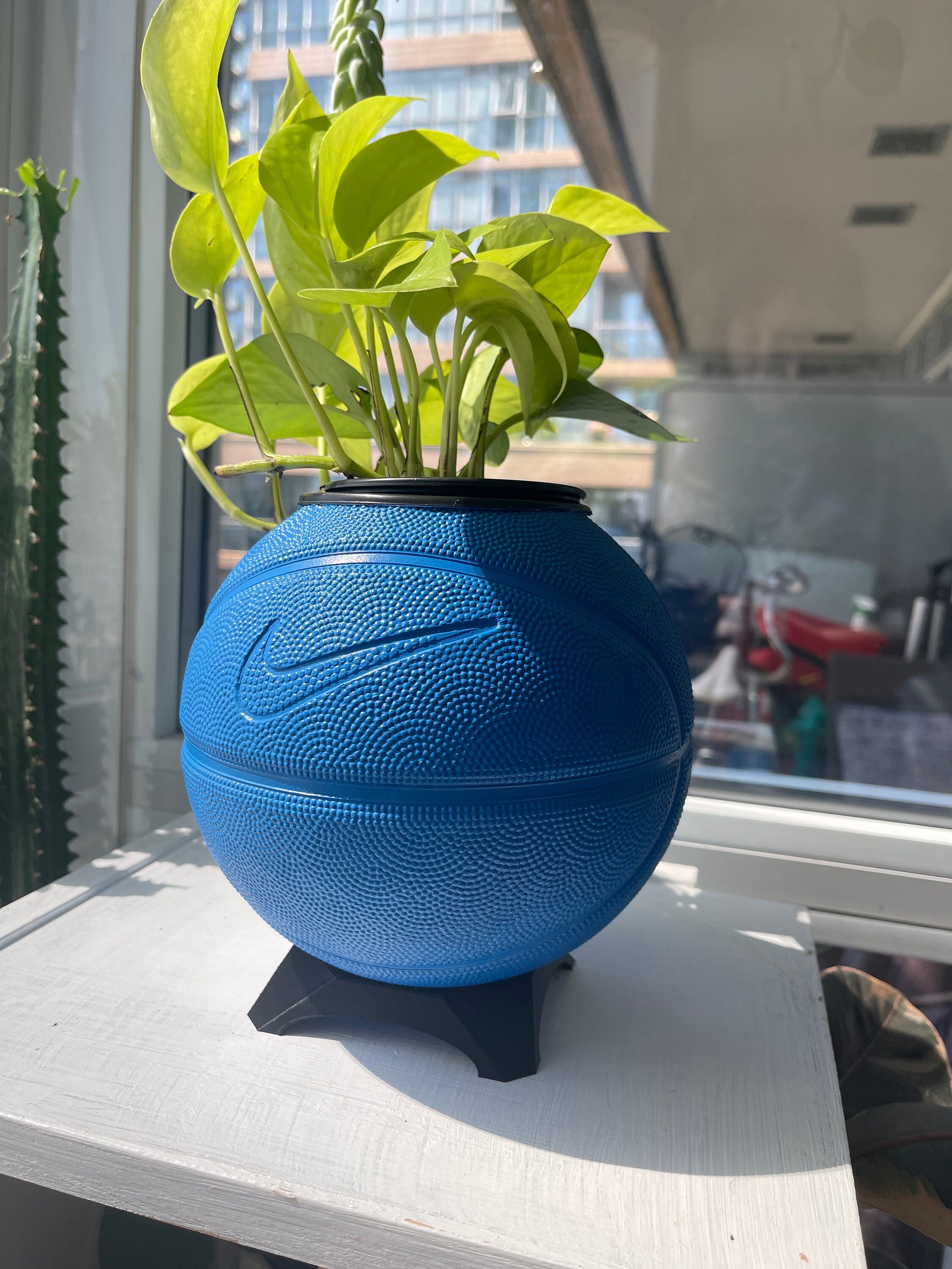 Nike Mini Basketball Planter sea Blue - Etsy