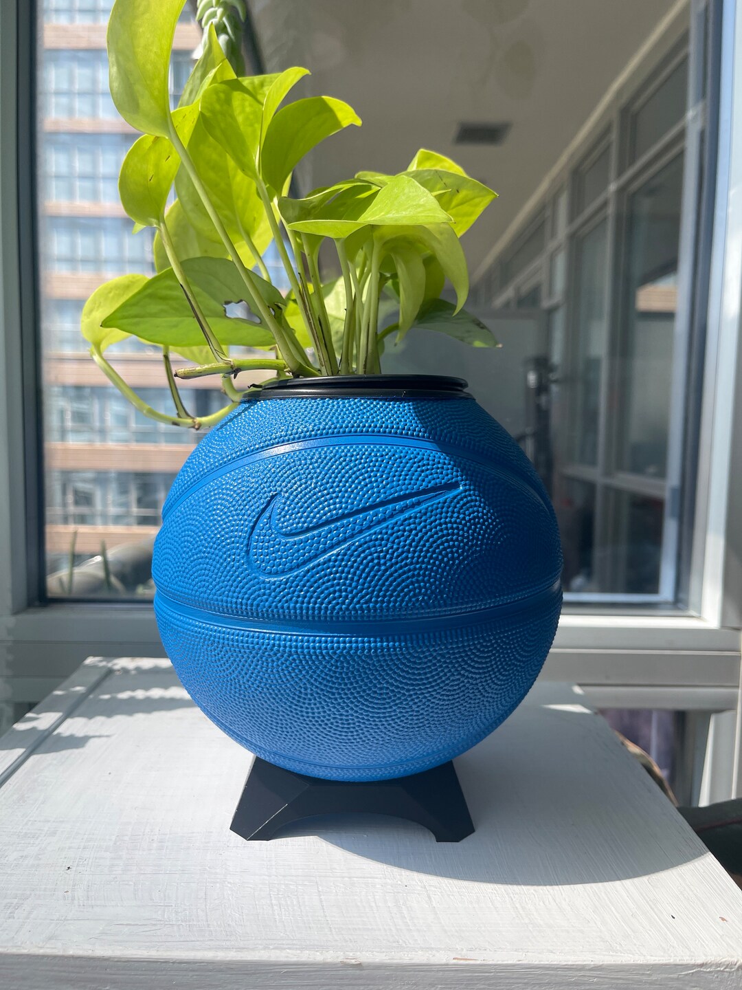 Nike Mini Basketball Planter sea Blue - Etsy