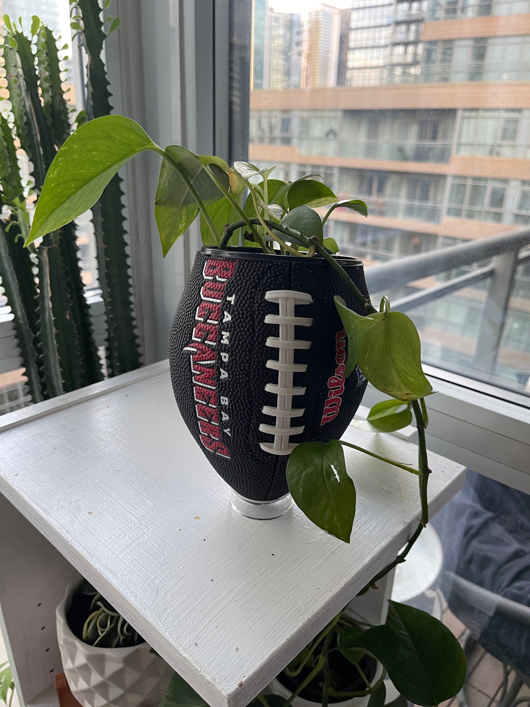 Mini Football Planter tampa Bay Buccaneers - Etsy