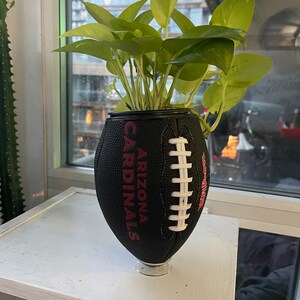Mini Football Planter (arizona Cardinals) - Etsy