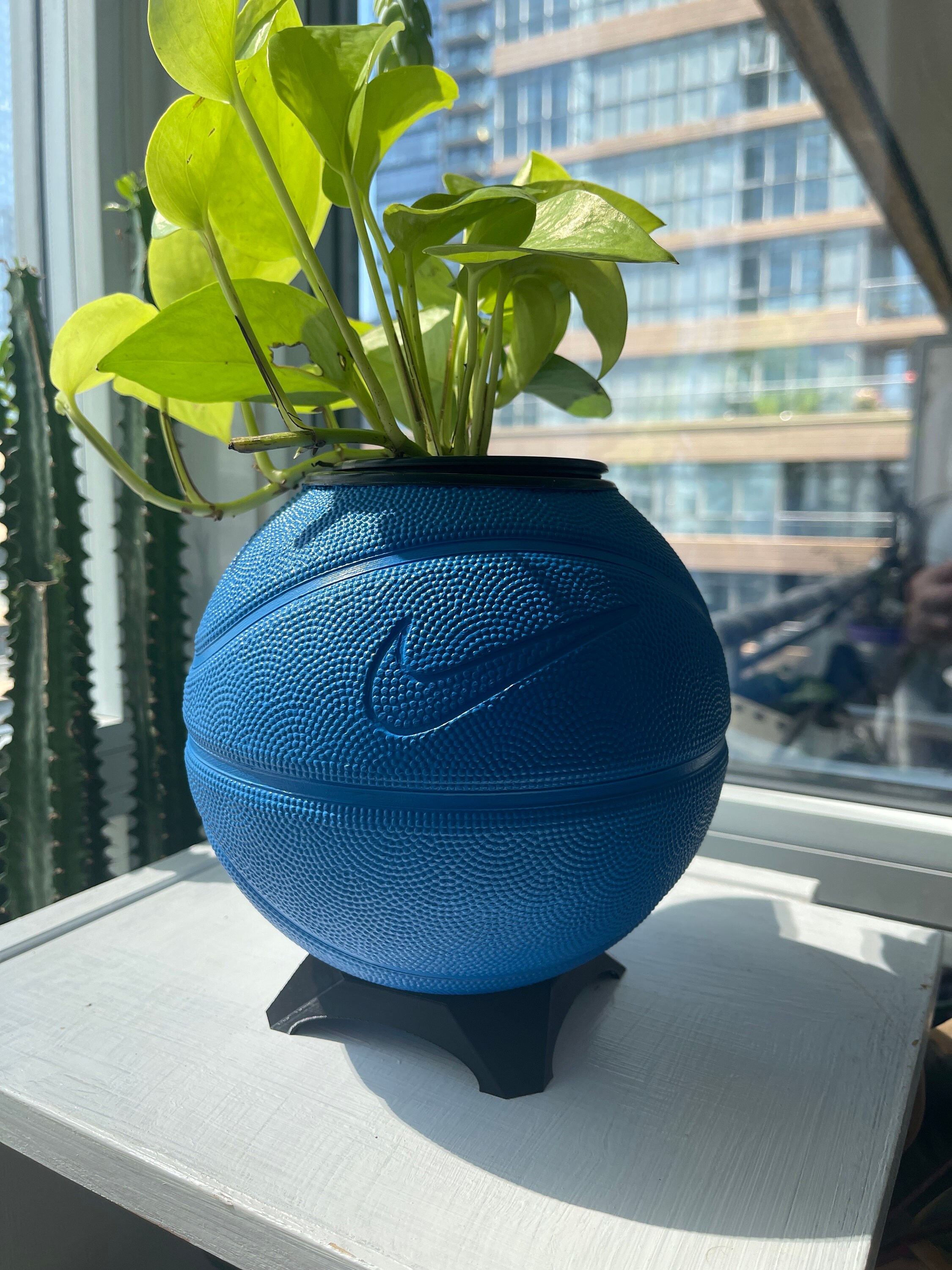 Nike Mini Basketball Planter sea Blue - Etsy
